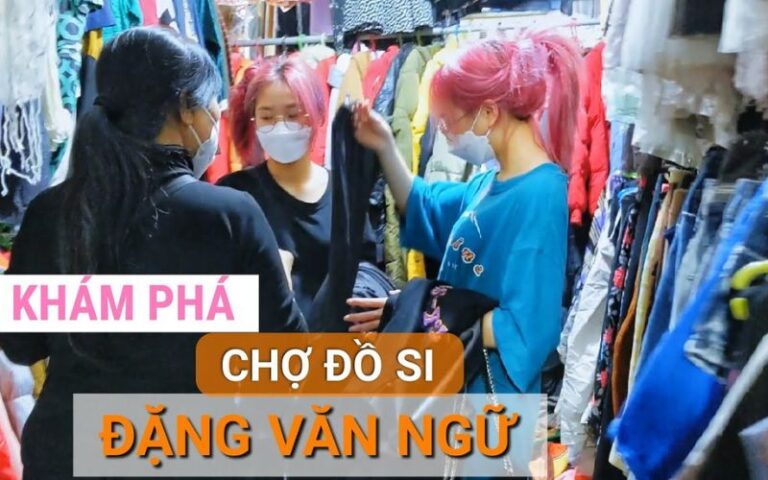 Chợ đồ si Đặng Văn Ngữ nơi săn hàng giá rẻ