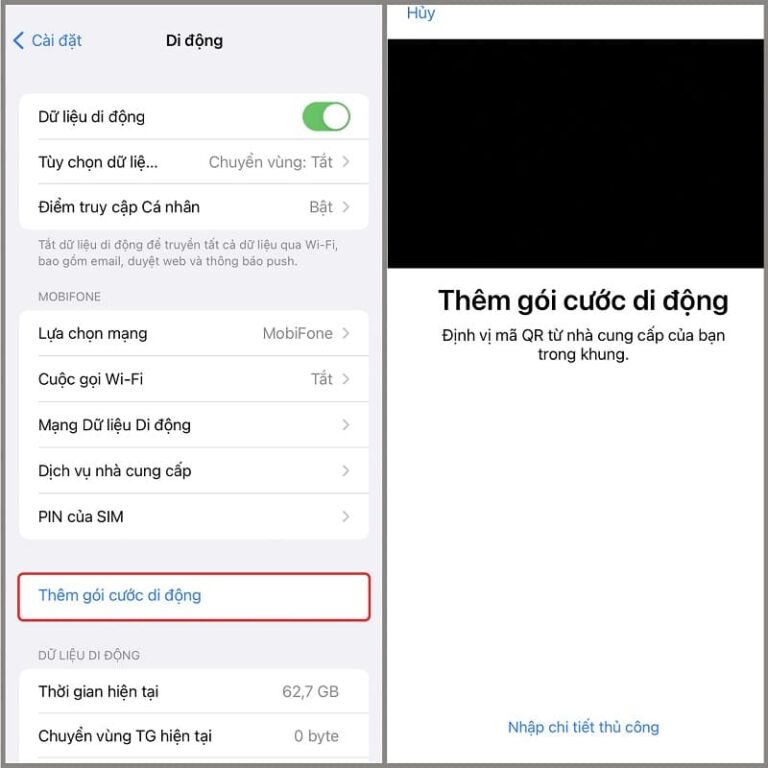 Hướng dẫn cài đặt eSIM trên iPhone 13, Pro Max đơn giản, nhanh chóng