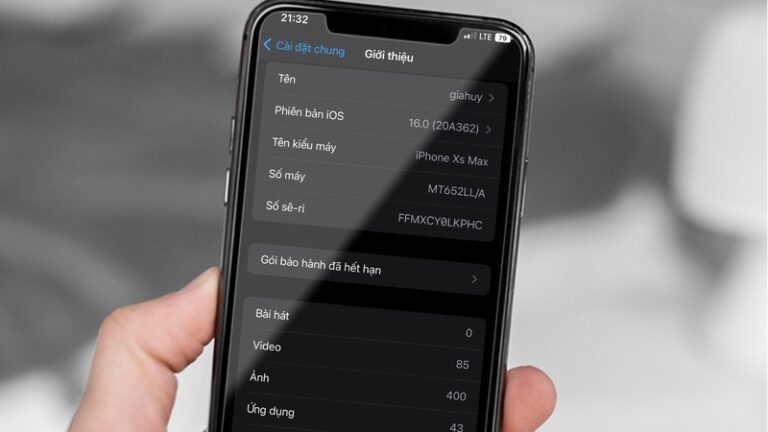 Hướng dẫn check Serial iPhone đơn giản trong vài thao tác