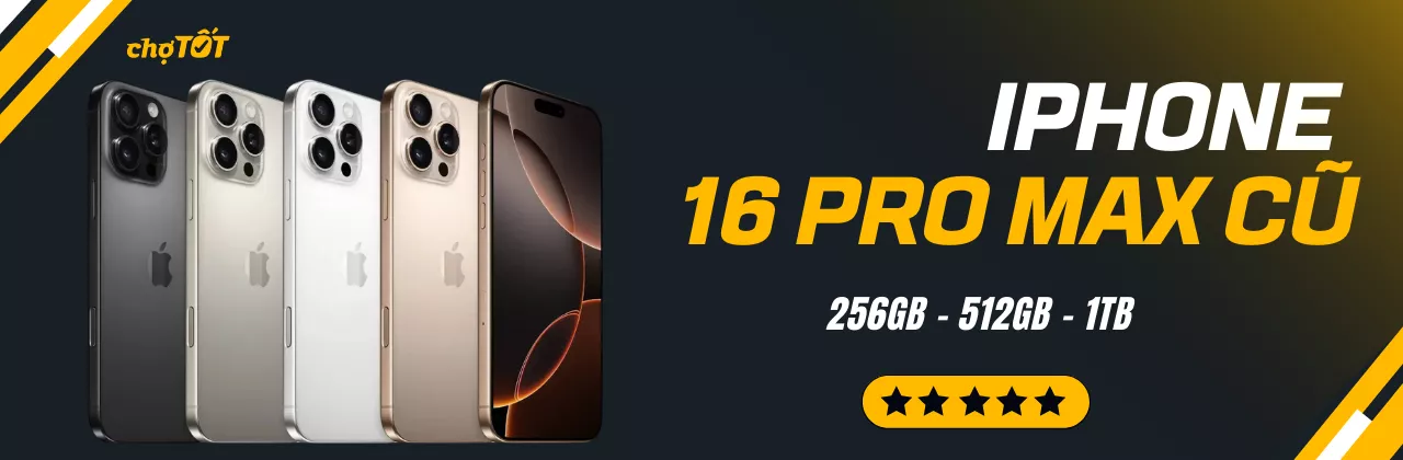 3.103 iPhone 16 Pro Max cũ like new đẹp giá tốt 10/12/2025