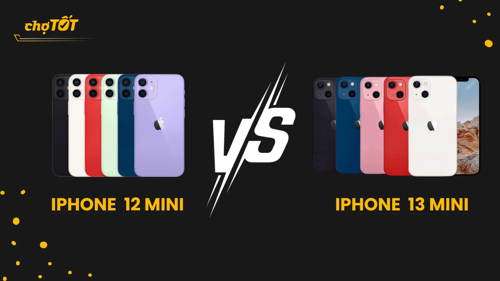 So sánh iPhone 12 mini và 13 mini chi tiết từ A đến Z 2025