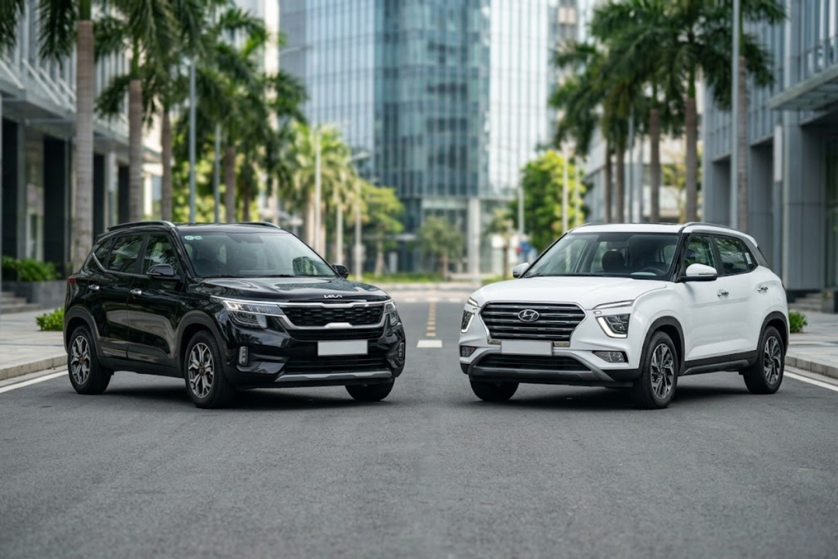 So sánh Kia Seltos và Creta chi tiết cho người mua xe gầm cao
